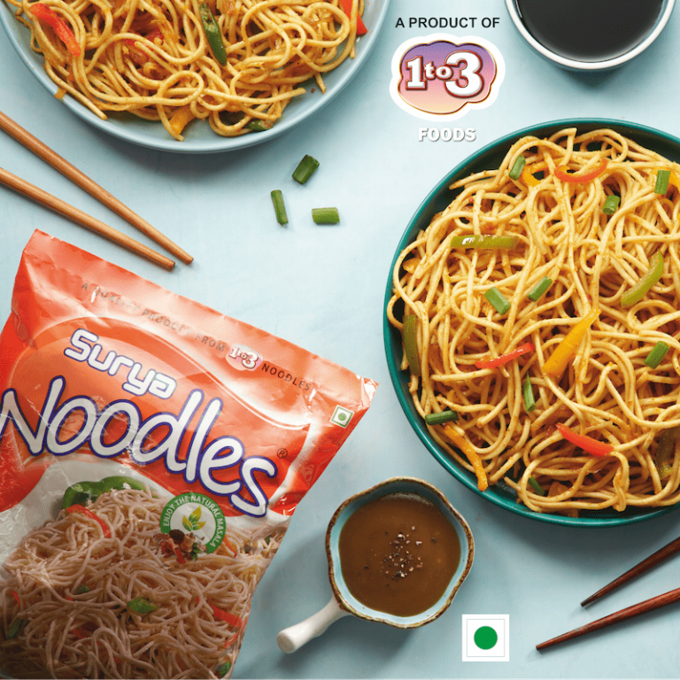 Surya Noodles With Masala (Hakka / Dried Noodles) – 1to3foods.com
