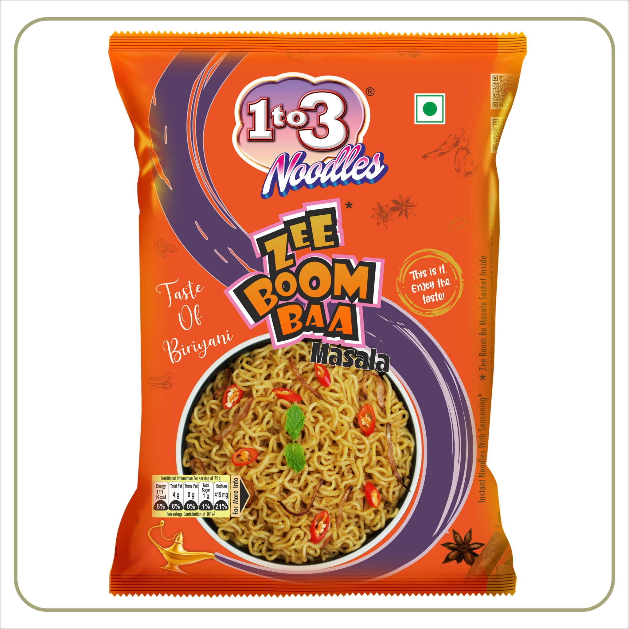 Zee Boom Baa Noodles – 1to3foods.com